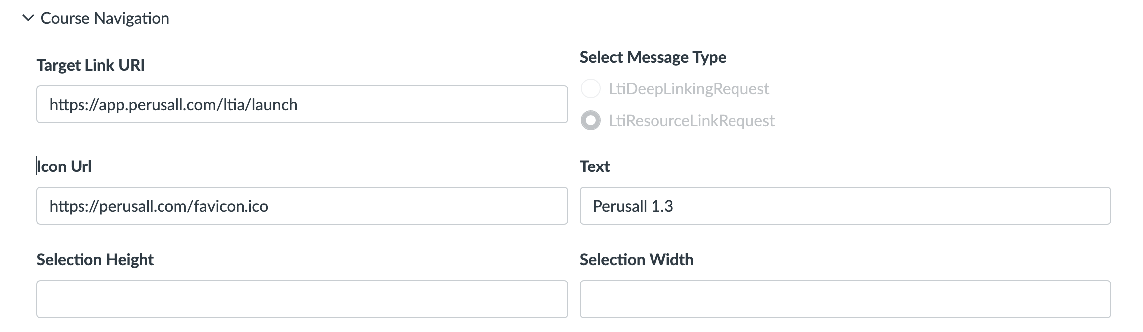 Canvas Admin Setup – Perusall
