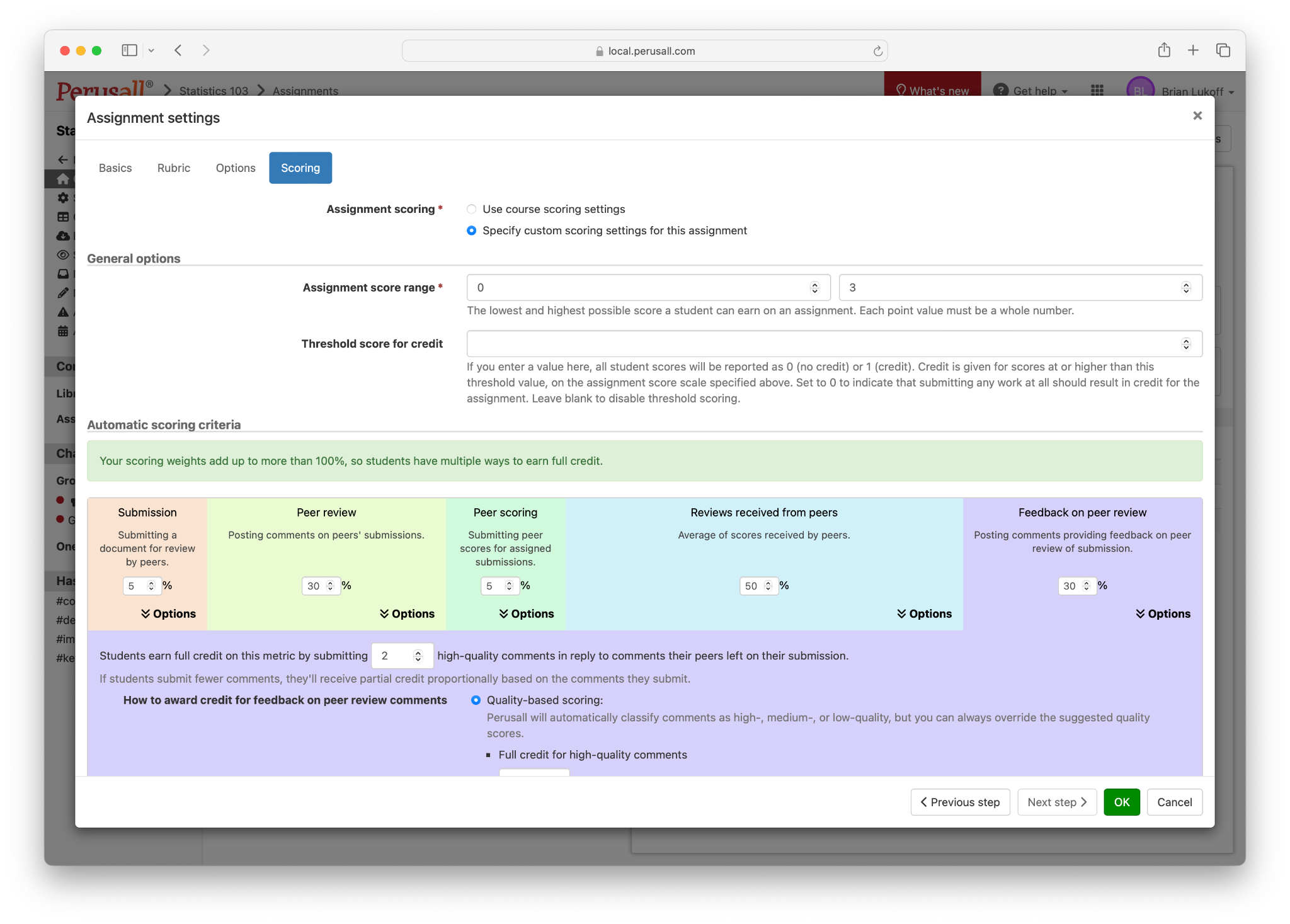 How do I create a peer review assignment? – Perusall